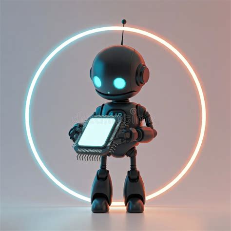 Miniature Ai Robot Of Hardware System Stock Illustration Illustration