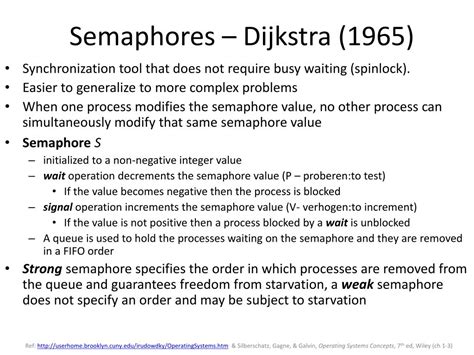Ppt Operating Systems Process Synchronization And Deadlocks