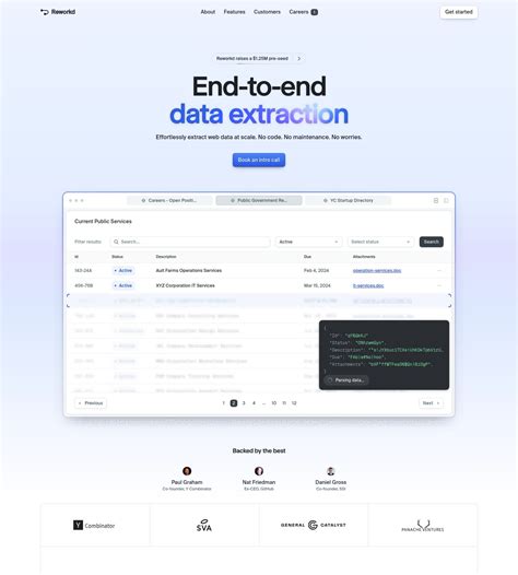 Saaspo Reworkd Ai Landing Page