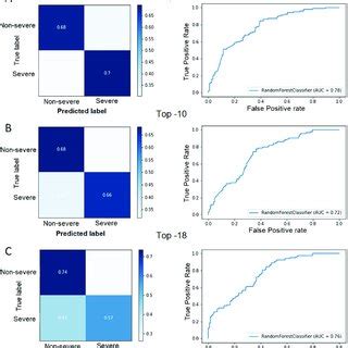 Classification Models For The Prediction Of Disease Severity The