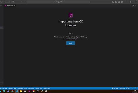 vs code extension for adobe xd not working adobe xd adobe creative