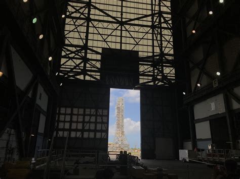 Mobile Launcher View From Inside The Vab Rnasa