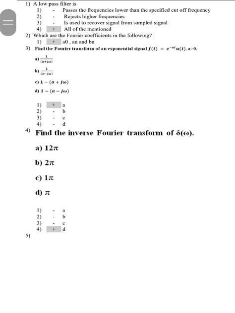 معالجة اشارات رقميه المحاضرة الثالثه Pdf