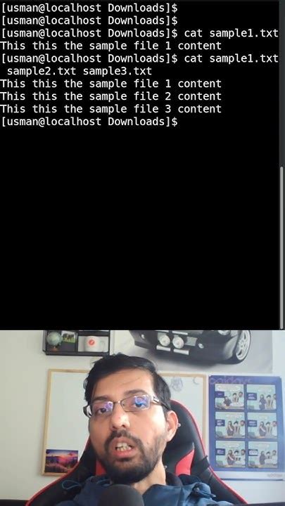 Linux Cat Command Tutorial With Standard Redirect Linux Commandline Linuxtutorial