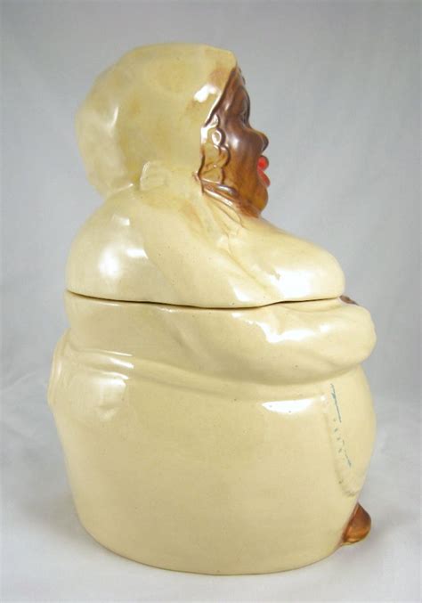 National Silver Pottery Black Americana Mammy Cookie Jar
