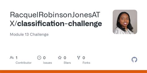 Github Racquelrobinsonjonesatxclassification Challenge Module 13