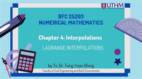 Numerical Method Chapter 4 Interpolations Part 1 Youtube