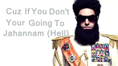 The Dictator Aladeen Motherfuckerz With English Lyrics D Youtube