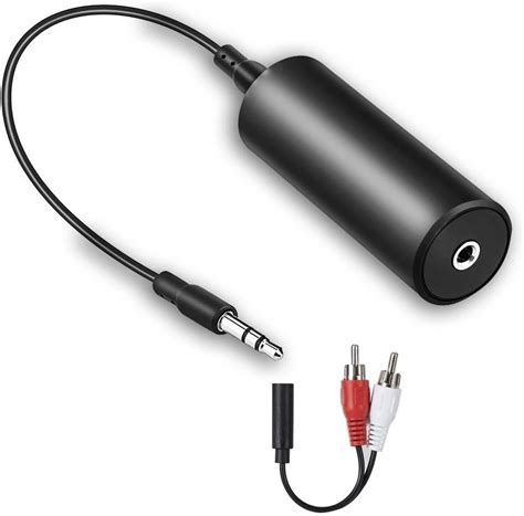Golvery Ground Loop Noise Isolator Auido Humming Hissing Buzzing Noise Filter Eliminator For