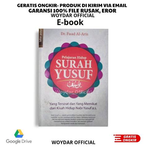 Jual 0111 Pelajaran Hidup Surah Yusuf Dr Fuad Al Aris Shopee Indonesia