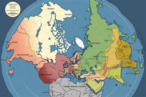 Premium Photo Map Of Tectonic Plates And Boundaries