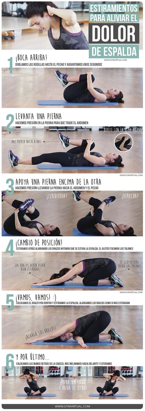 Estiramientos Para Aliviar El Dolor De Espalda Gym Virtual