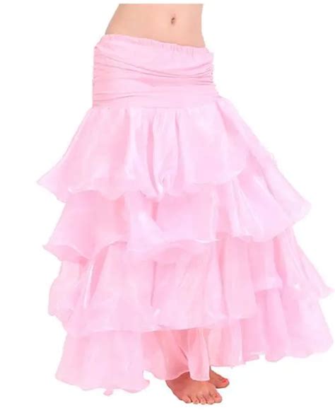 9 Colors Performance Belly Dancing Clothing Long Fly Skirts