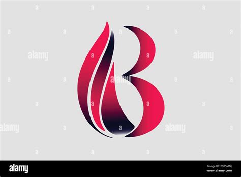 B Logo Design Professional And Unique Stock Vector Image And Art Alamy