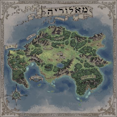 Oc World Map For My New Campaign Thought Some People Might Like It