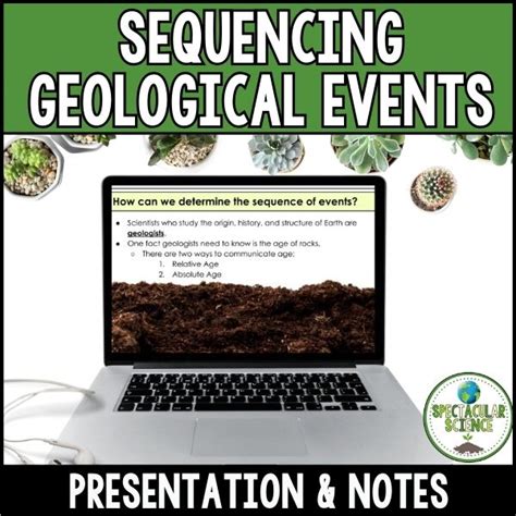 Sequencing Geological Events Presentation And Guided Notes Spectacular