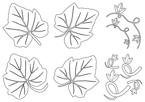 Pumpkin Leaf Printable