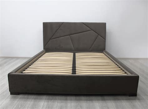 Ліжко Шик Галичина Ізі 200х190 см коричневе низкие цены кредит оплата частями в интернет