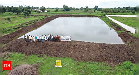 Hubballi Village Near Hubballi Gets Its First Pond Hubballi News