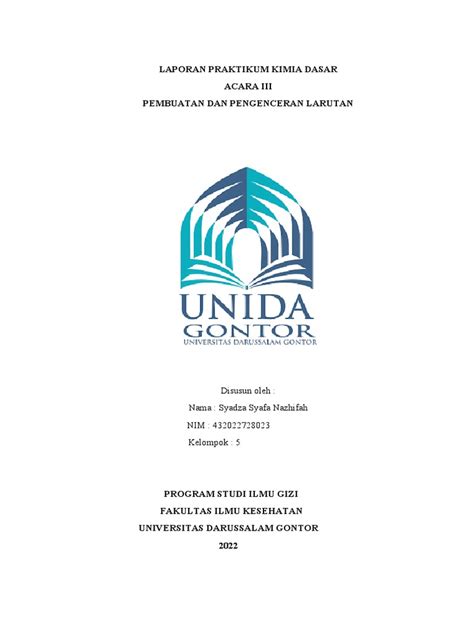 Laprak Kimia Larutan Asam Basa Pdf