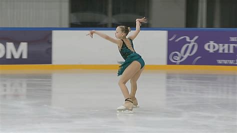Агата Петрова Девушки Короткая программа Москва Гран при России по фигурному катанию 2023