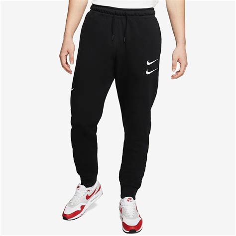 Nike Sportswear Swoosh Pant Blackwhite Mens Clothing Prodirect