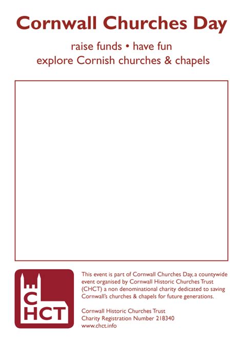 Ccd Event Poster Cornwall Historic Churches Trust