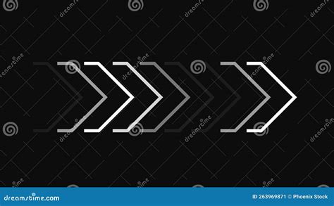 Flat 2d Animation Arrow Transition Background Anime Style Arrow