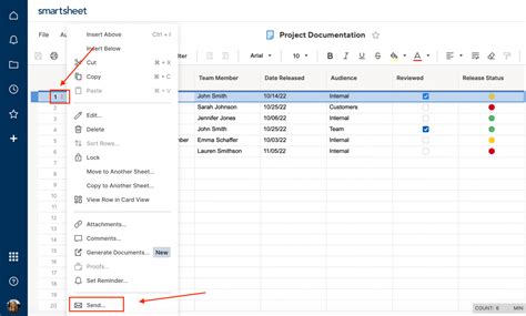 Agile Document Management Smartsheet