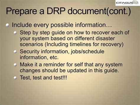 Disaster Recovery In Sql Server Ppt