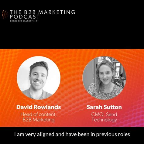 Sarah Sutton On Linkedin Thanks For A Great Interview David Rowlands We Dont Often Pause In…