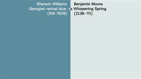 Sherwin Williams Georgian Revival Blue Sw 7609 Vs Benjamin Moore