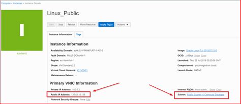 Compute Database Instance Connectivity Issue In Oracle Cloud OCI