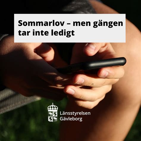 Gäng Rekryterar Unga Bob Samverkan Behövs I Sommar Länsstyrelsen