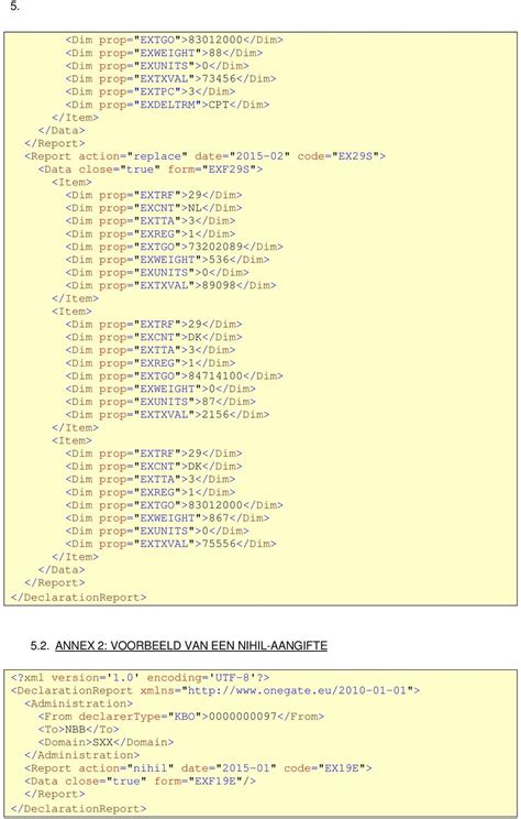 Structuur Xml Bestand Intrastat Pdf Gratis Download