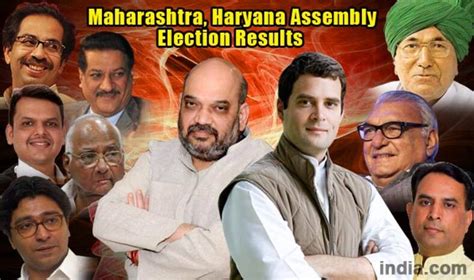 Maharashtra Haryana State Assembly Election Results 2014 Bjp Rides
