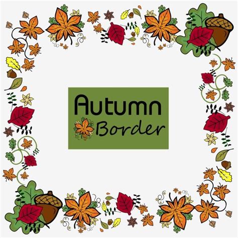 가을 나뭇잎 테두리 Png 가을 잎 Png 일러스트 및 벡터 에 대한 무료 다운로드 Pngtree Autumn