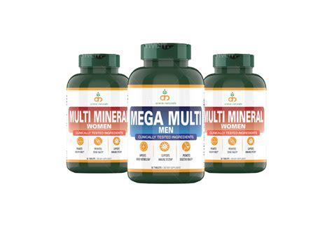 Multi Vitamin Pack Mega Multi Vitamin Pack Arena Naturals