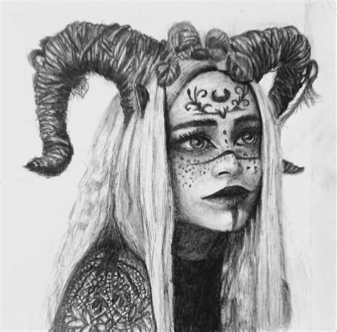 Artstation Фентези лесная девушка