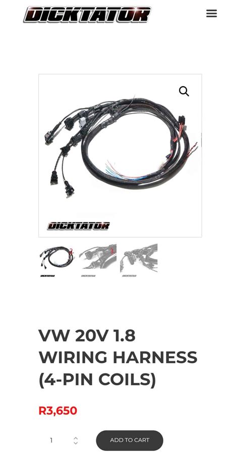 Dicktator 18t 20v Loom 4pin Coils Cables And Adapters Cape Town