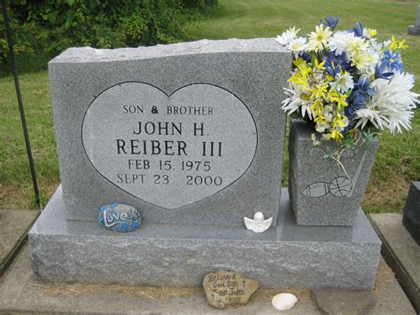 John H Reiber Iii 1975 2000 Find A Grave Memorial