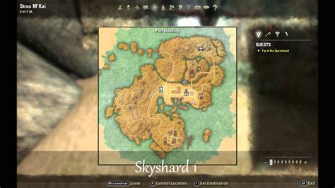 Eso Skyshard Locations Stros Mkai Youtube