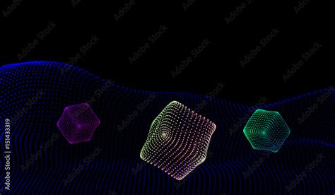 Geometric Figures From Dynamically Emitted Particles 3d Style