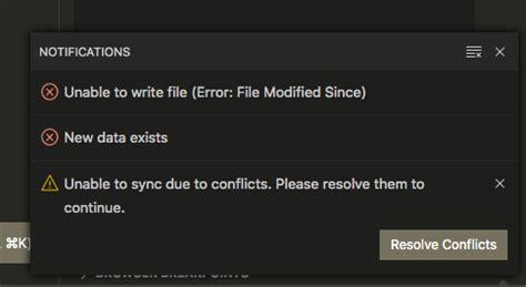 Bad State While Resolving Keybindings Conflicts Issue