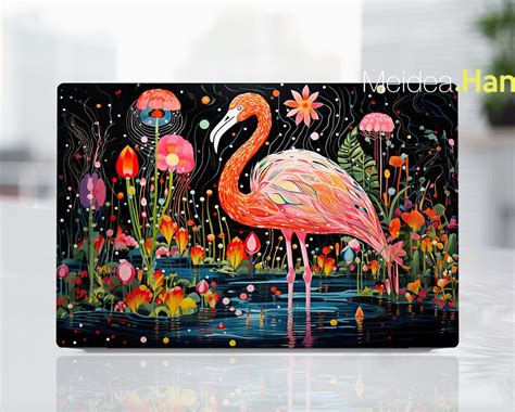 Custom Laptop Skins Dell Decals Personalization Gifts Pink Art Pattern Beautiful Anime Design