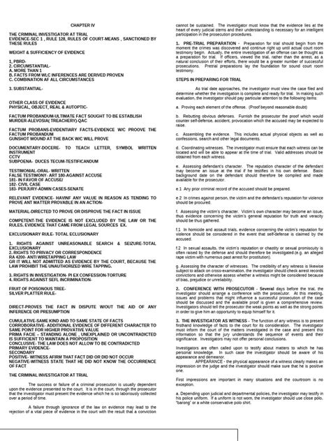 Cdi Chapter 4 Pdf Witness Prosecutor
