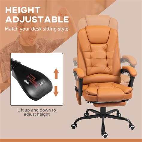 Vinsetto 7 Point Vibrating Massage Office Chairhigh Back Computer