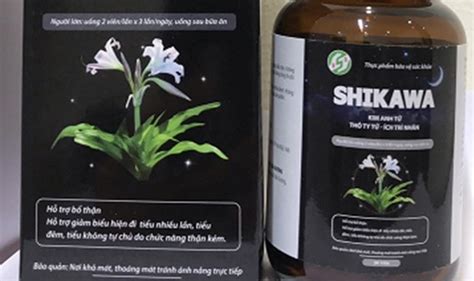 TPBVSK Shikawa quảng cáo gây hiểu nhầm như thuốc chữa bệnh