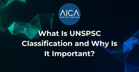 What Is Unspsc Classification