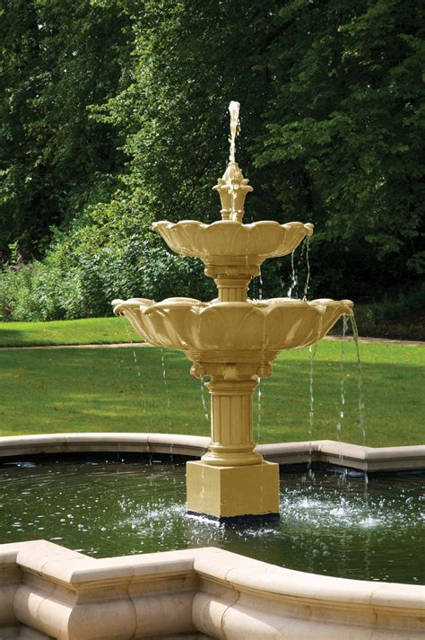 Double Lotus Fountain Haddonstone